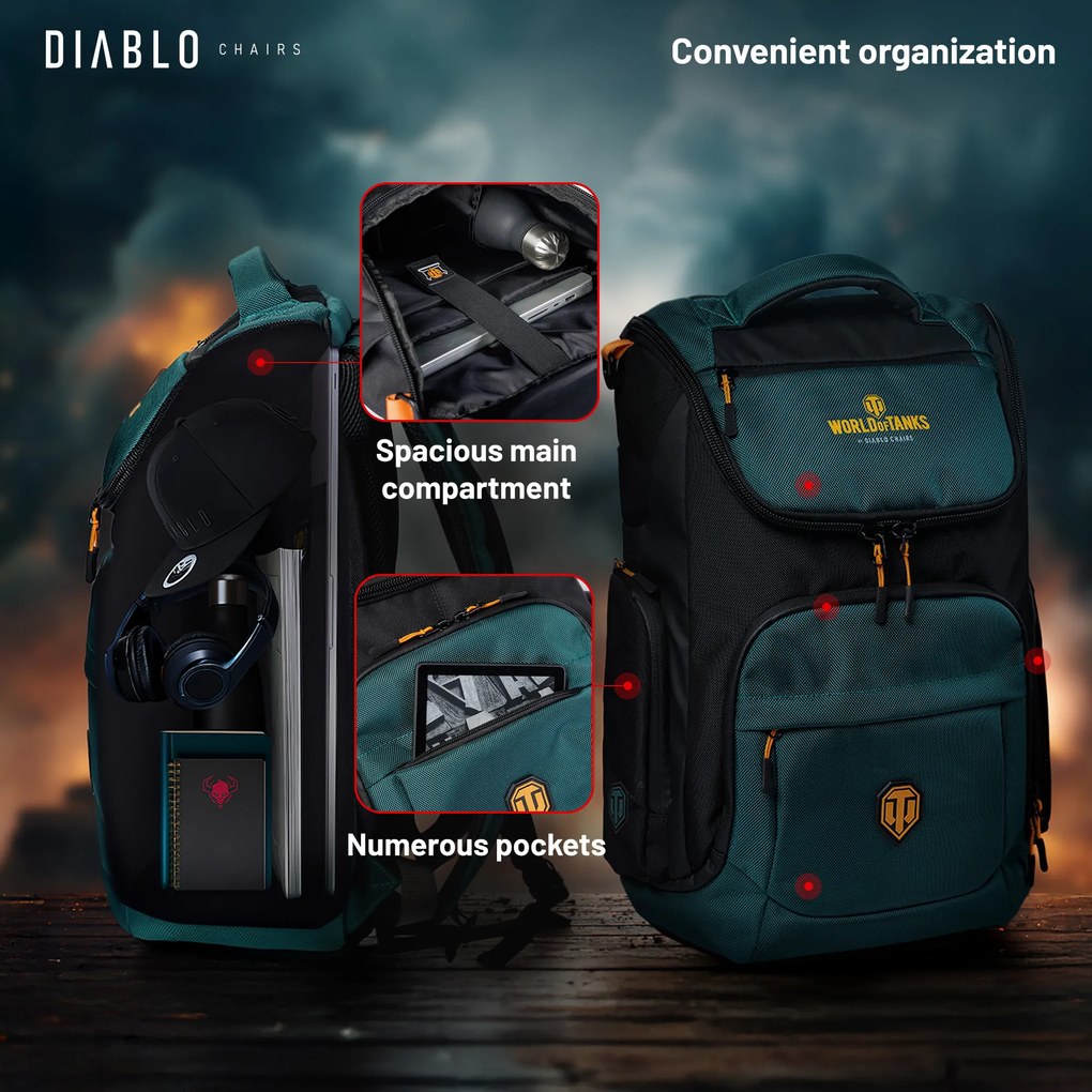 Batoh pro hráče World of Tanks