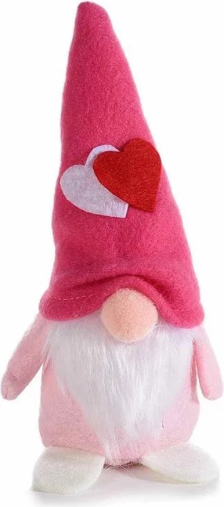Valentýnský skřítek s váčkem na dárky 17 cm