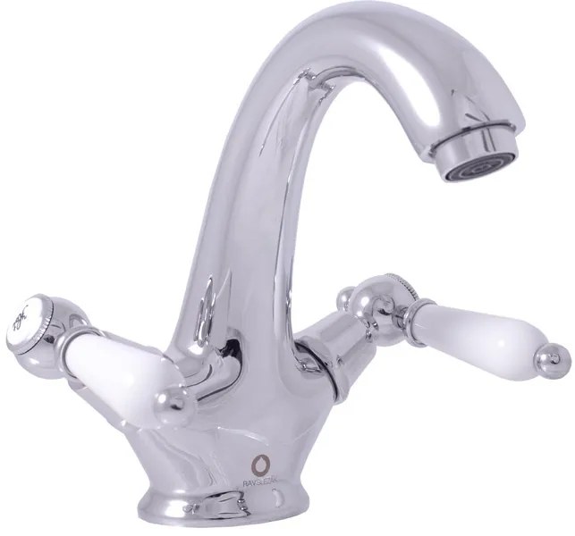 SLEZÁK RAV MORAVA RETRO - Umyvadlová baterie bez výpusti, Chrom MK528.0 - 3,8"