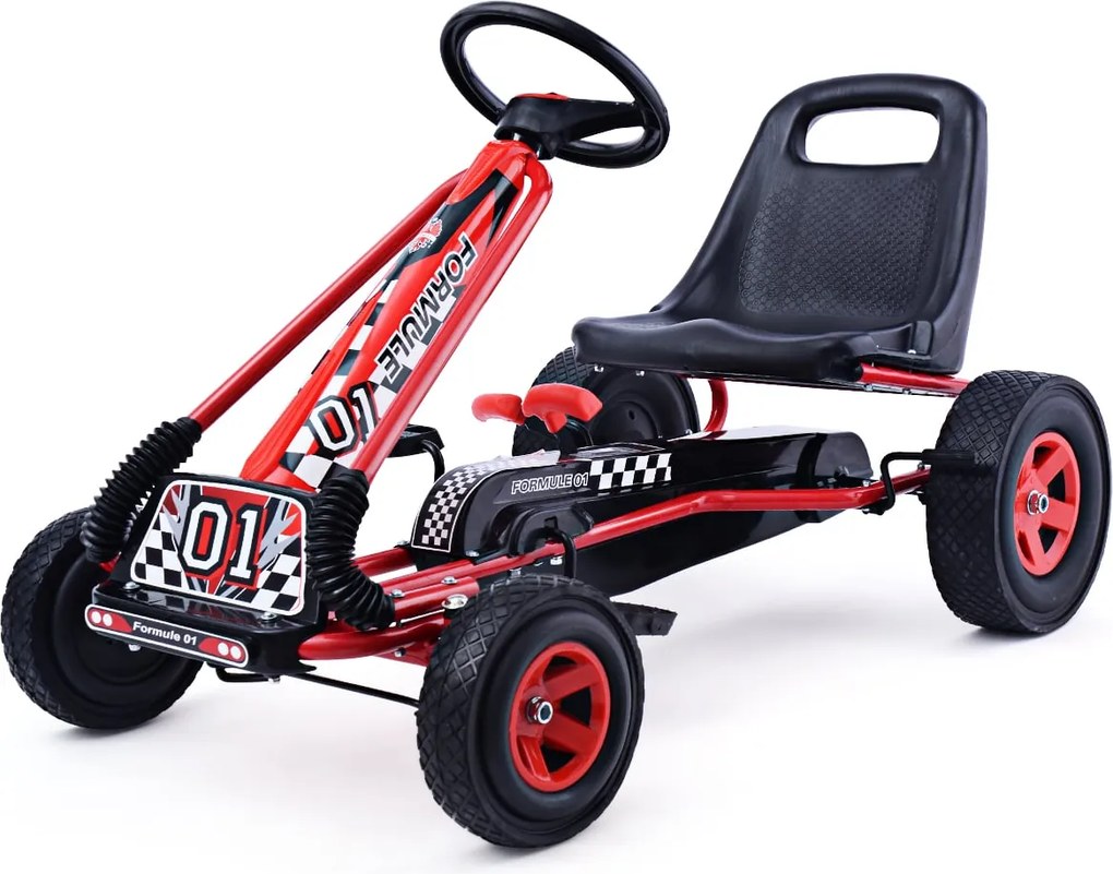 Costway Pedál Gokart Racing Dětské auto Pedál vozidla Pedál Auto