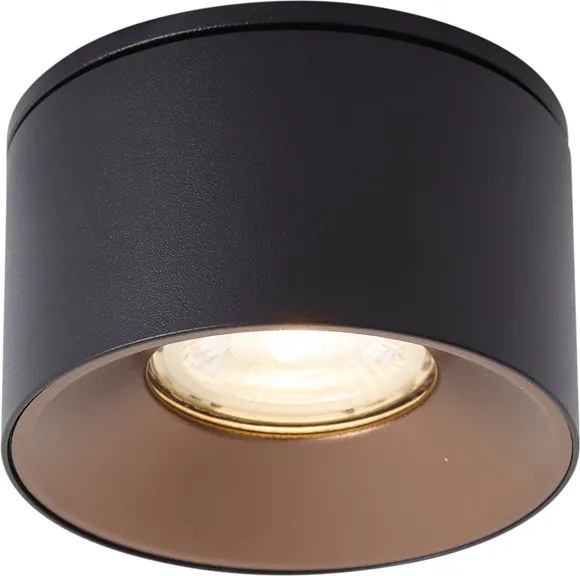 Moderní vestavné bodové svítidlo černé GU10 50mm - Echo