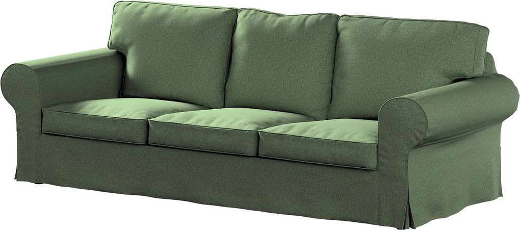 Potah na pohovku IKEA Ektorp 3-místná, rozkládací STARÝ MODEL PIXBO barva zelená látka pletený vzor