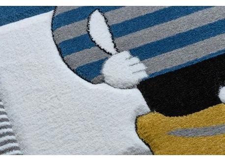 koberec PETIT PIRÁT, LOD´KOTVA, modrý velikost 180x270 cm | krásné koberce cz