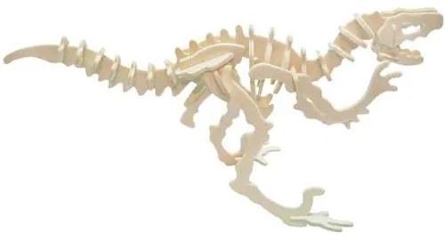 Woodcraft construction kit Woodcraft Dřevěné 3D puzzle Velociraptor