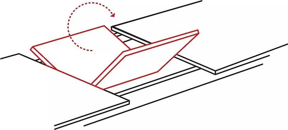 Jídelní stůl Maxwell, dub artisan / černá