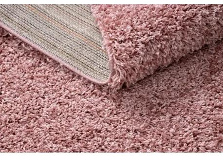 Dywany Luszczow Kusový koberec, běhoun SOFFI shaggy 5 cm světle růžový Rozměr koberce: 60 x 200 cm