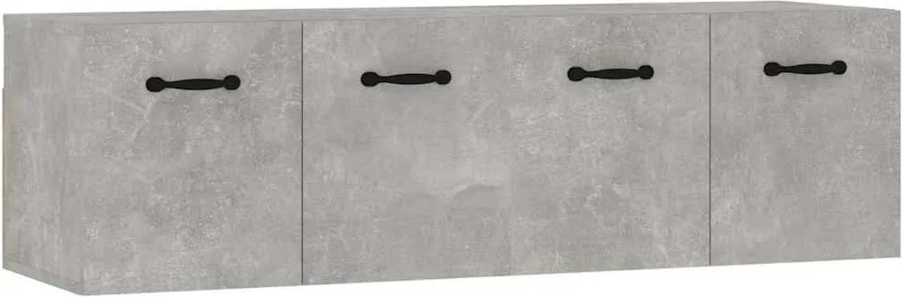 Nástěnné skříňky 2 ks betonově šedé 80 x 35 x 36,5 cm kompozit 3115655