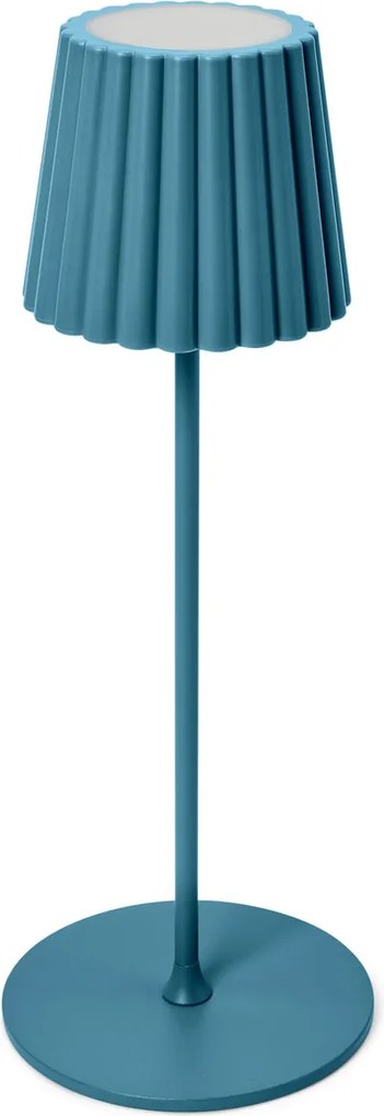 Tchibo - Venkovní dobíjecí stolní lampa Led, modrá