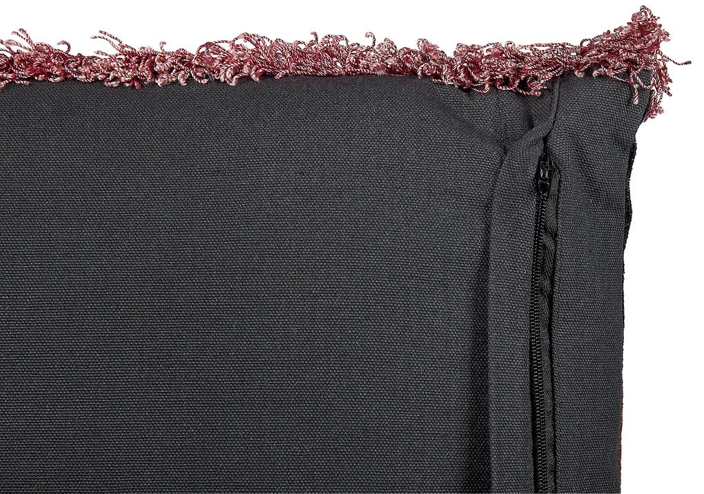 Sametový polštář 45 x 45 cm vícebarevný RUTA Beliani