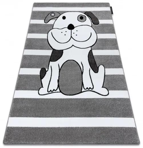 Dywany Łuszczów Dětský kusový koberec Petit Puppy grey - 140x190 cm