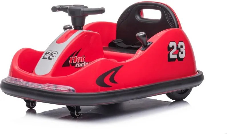 LEAN CARS Bateriové vozidlo GTS1166 LED světla dálkové ovládání červené