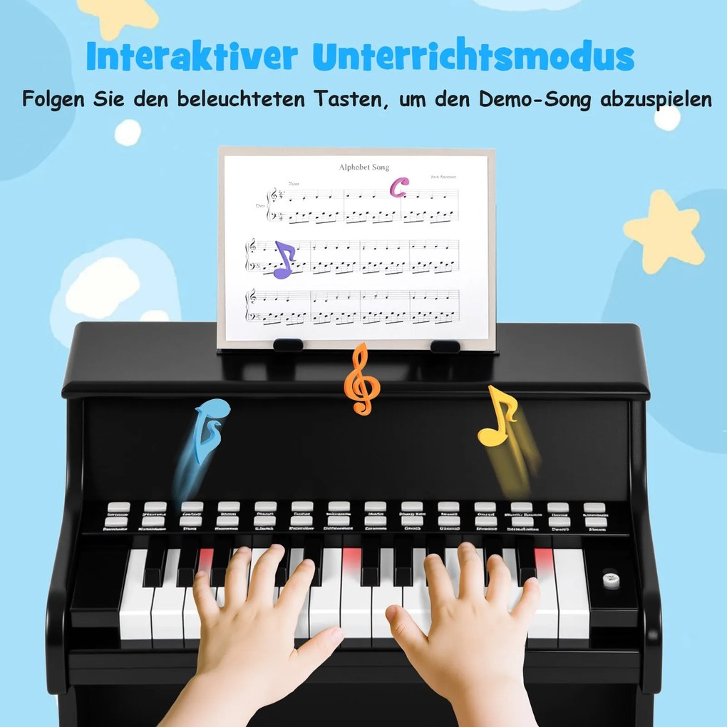 Costway 25 Keys Mini Digital Piano Dětské elektrické piano