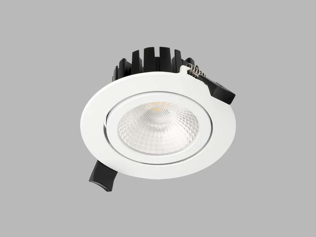 Led2 Zápustné LED svítidlo MAX 2 ø 8 cm, IP65 3000K Barva: Bílá, Stmívání, řízení: DALI/PUSH