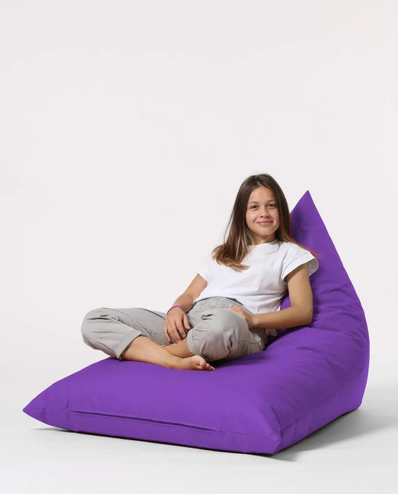 Atelier del Sofa Zahradní sedací vak Pyramid Big Bed Pouf - Purple, Purpurová