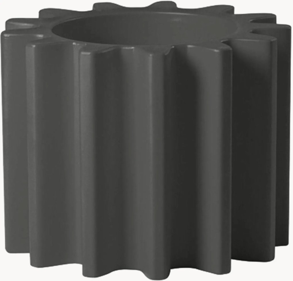 Kulatá stohovatelná zahradní stolička/květináč Gear Pot