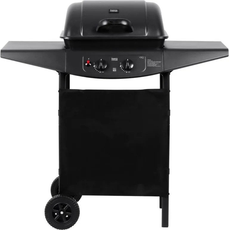 Plynový gril Teesa BBQ 2000 TSA0080, dva hořáky