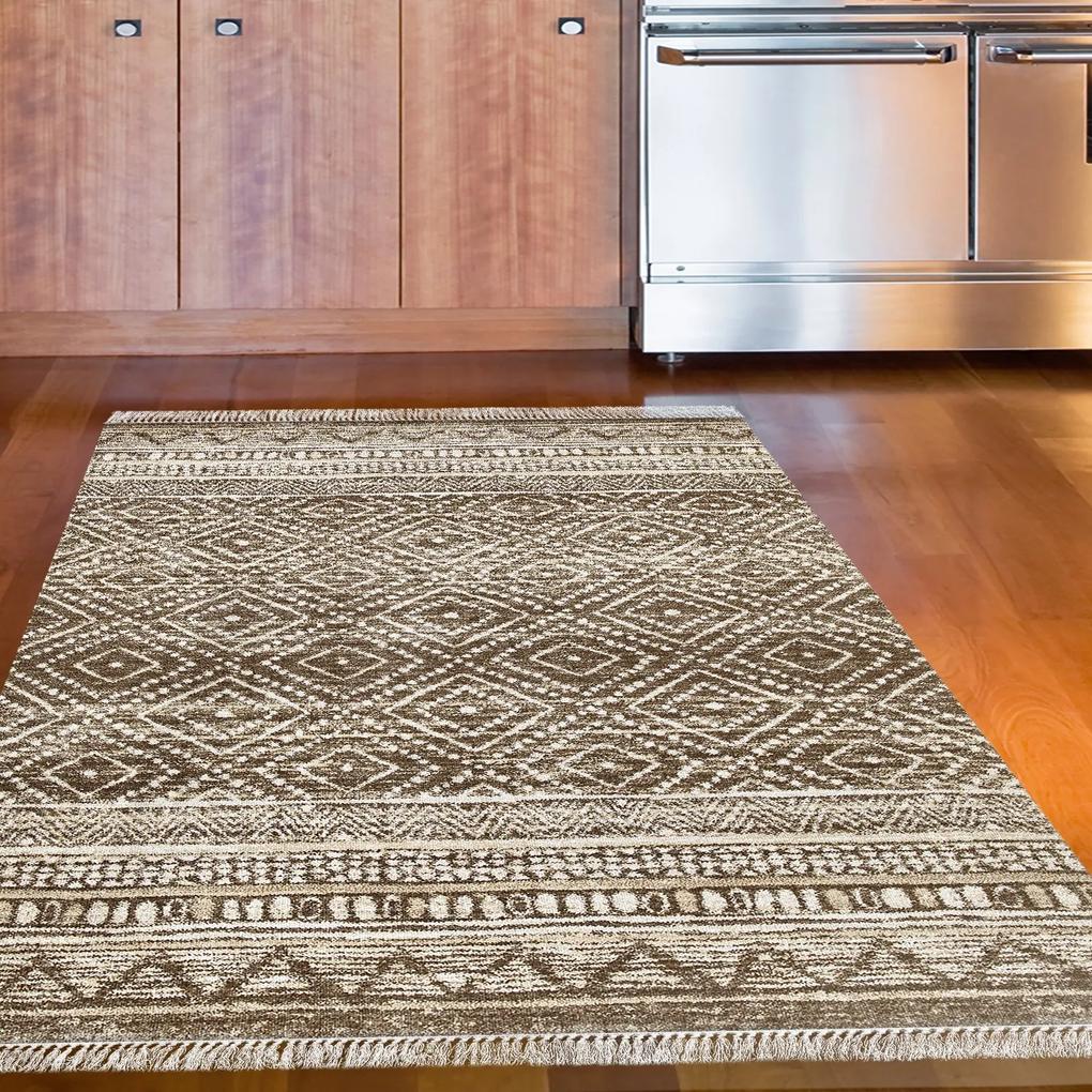 Conceptum Hypnose Kusový koberec F5087 - Brown, Hnědá Rozměr koberce: 180 x 280 cm