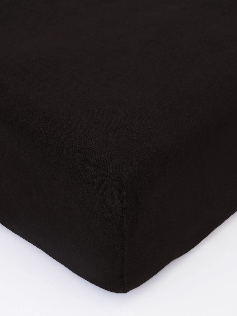 MK Lůžkoviny Froté prostěradlo 160 × 200 cm - tmavě hnědá