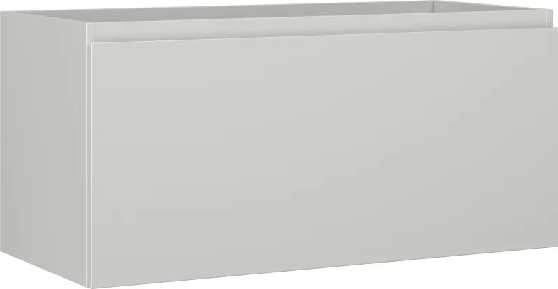 Mexen Orio, koupelnová skříňka 100 cm, 1 zásuvka, šedá matná, 91A10-10047-1-BF62