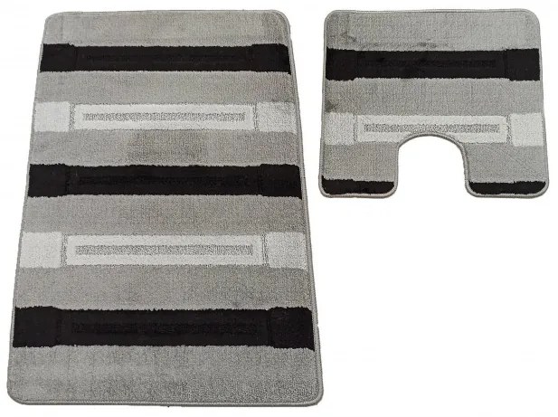 Sada koupelnových koberečků Montana Said XL Grey