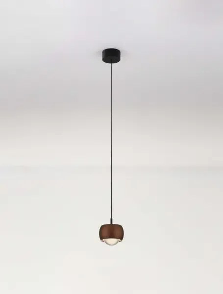 LED kávový designový lustr Conga