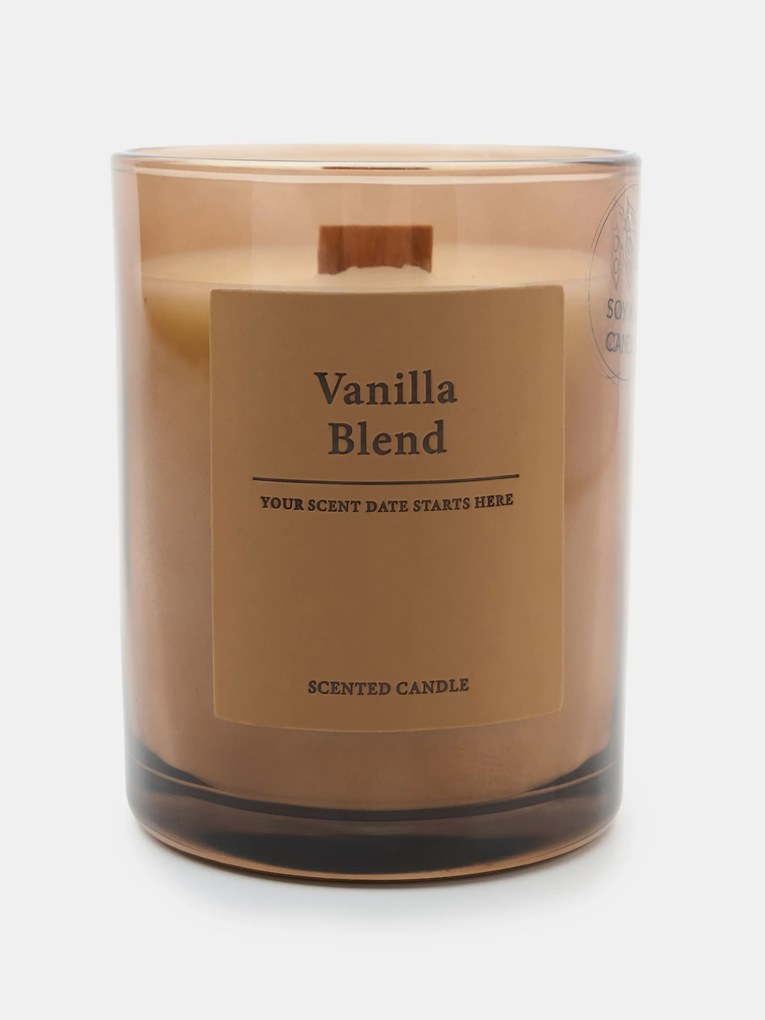 Sinsay - Vonná svíčka s přídavkem sójového vosku Vanilla Blend - béžová