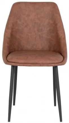 Jídelní židle PORTO PU kůže, hnědá House Nordic 1001270