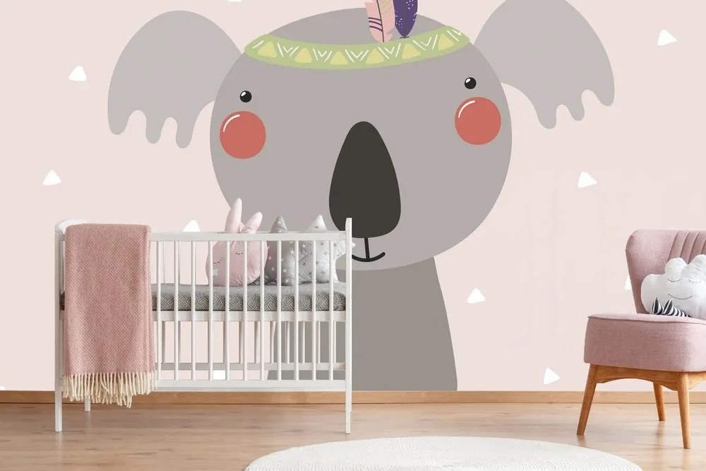Tapeta koala do dětského pokojíčku - 300x200 cm