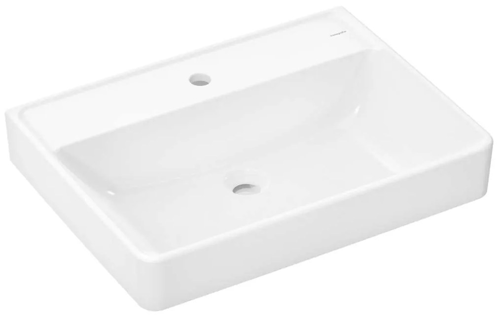 Hansgrohe Xanuia Q - Umyvadlo 65x48 cm, bez přepadu, otvor pro baterii, SmartClean, bílá 61153450