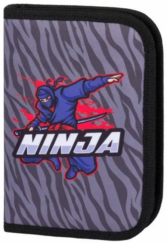 BAAGL Školní penál klasik dvě chlopně Ninja
