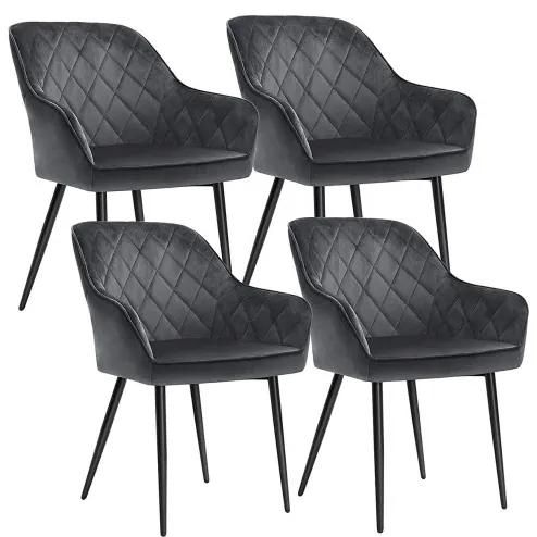 Set čtyř jídelních židlí LDC088G01-4 (4 ks)