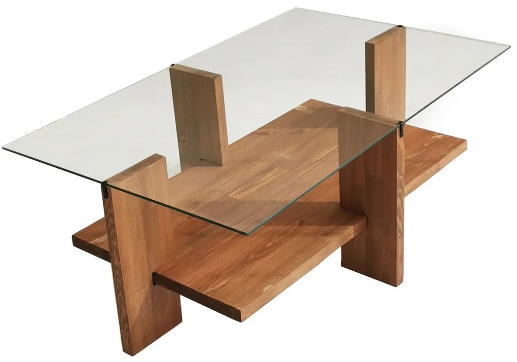 Designový konferenční stolek Fadey 105 cm dřevěný
