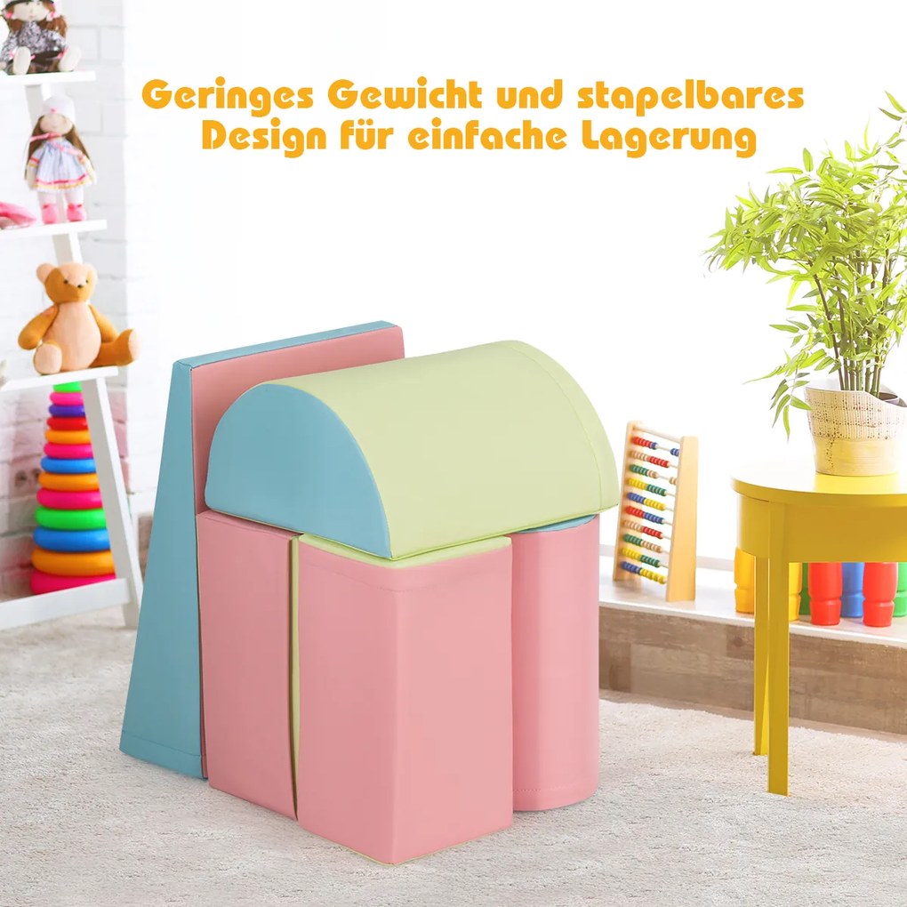 Costway 5 ks. Schaumstoffbausteine Riesenbausteine zum Toben und Klettern für