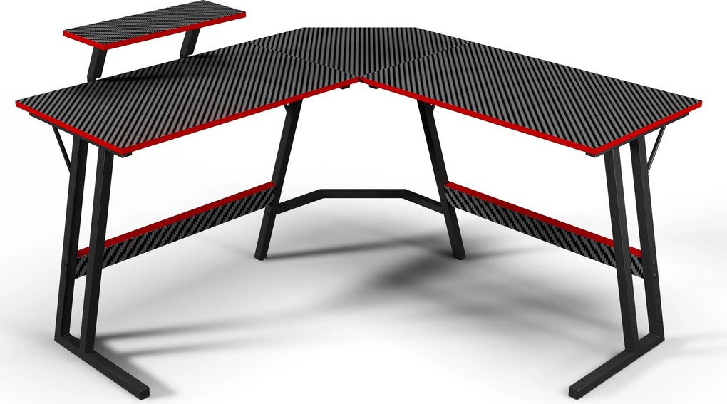 Herní stůl BG02 černý 130 cm