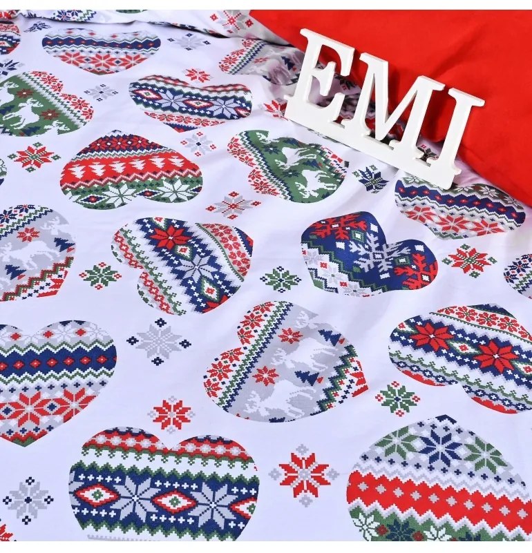 Vánoční povlečení bavlněné Cold EMI, Standardní set jednolůžko obsahuje 1x 140x200 + 1x 70x90