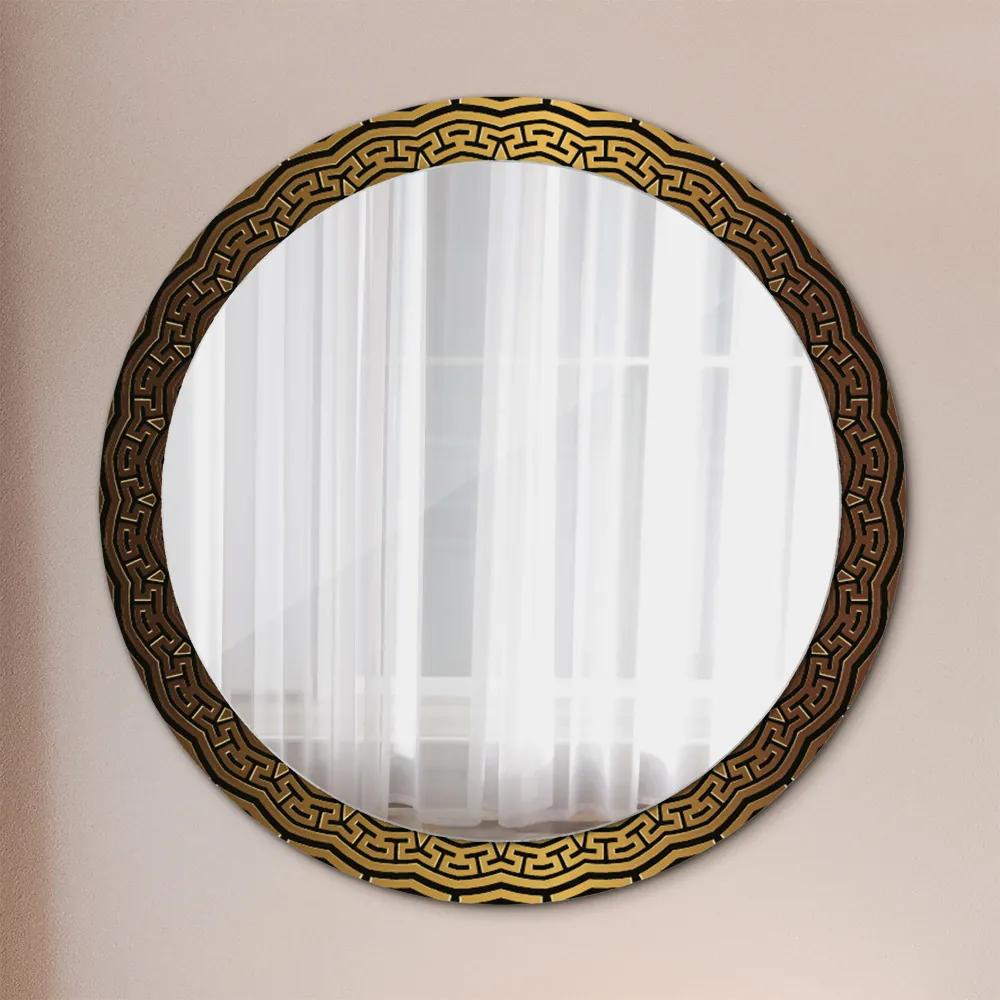 Kulaté dekorativní zrcadlo Řecký ozdoba fi 90 cm