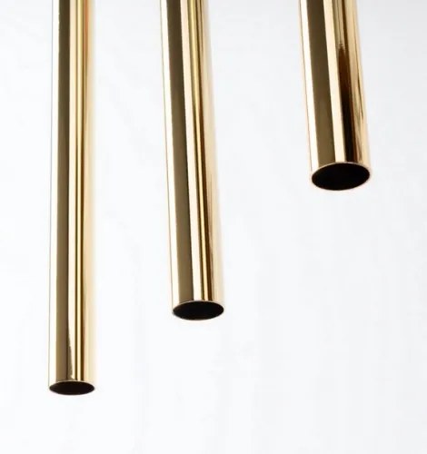 Závěsná lampa SOLLUX PASTELO 3L leštěné zlato G9 3x8W bez žárovky SL.1196