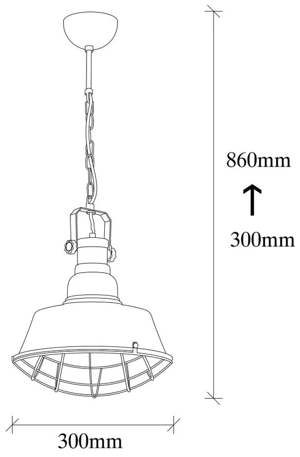 Černé kovové závěsné svítidlo Opviq lights Soultana