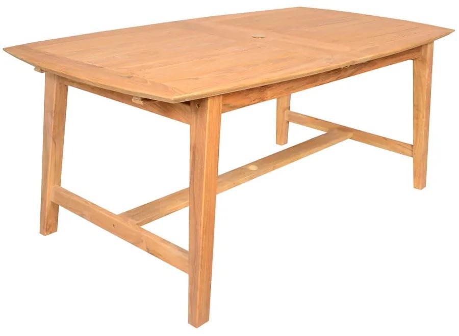 Zahradní jídelní stůl z teakového dřeva 100x180 cm Navy – Ezeis