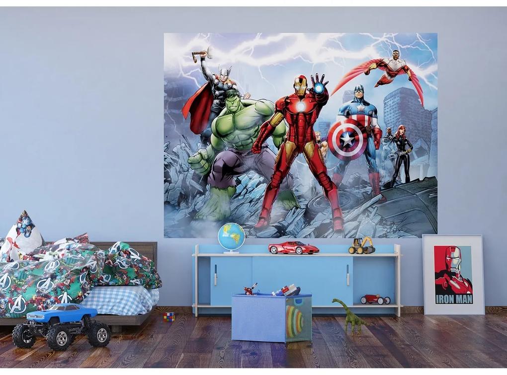 Dětská fototapeta Avengers 252 x 182 cm, 4 díly