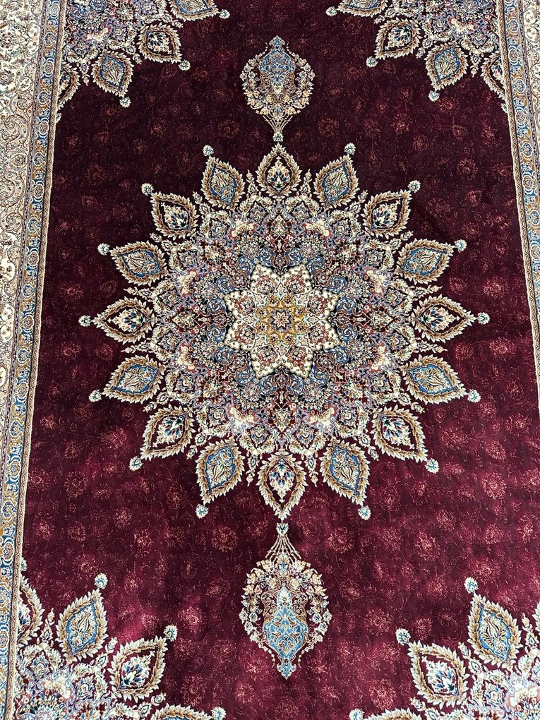 BE Koberec Sultan 1203 RED - červený obdélníkový Rozměr: 150x225 cm