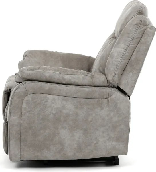 Polohovací křeslo šedé, elektrické TV-Q8668 GREY3
