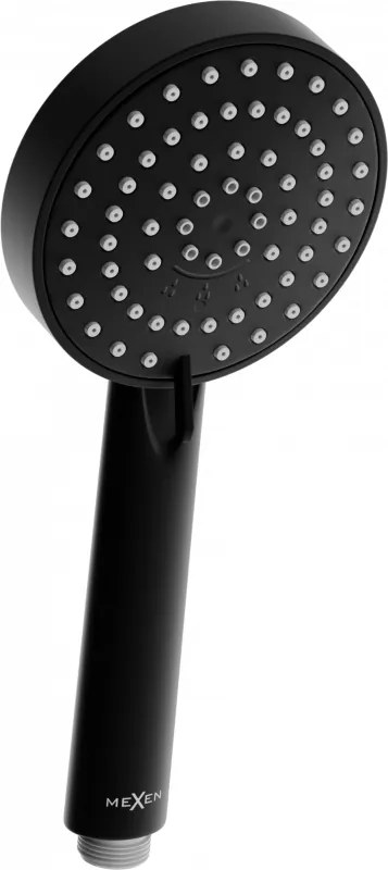 Mexen příslušenství - hlavice ruční sprchy R75 Circle, 3-funkce, černá, 79575-70