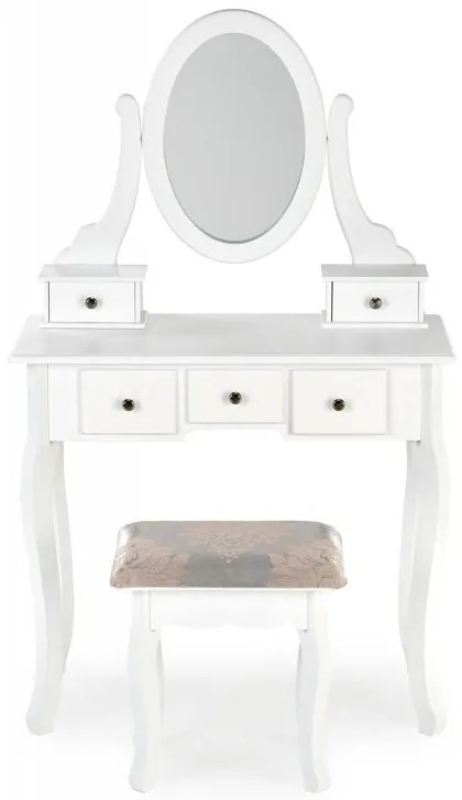 Toaletní stolek s taburetem SARA Halmar