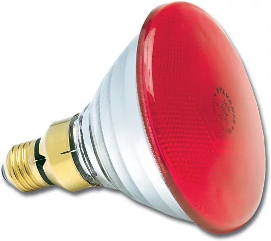 Sylvania PAR38 240V 80W E27 FL30° Red