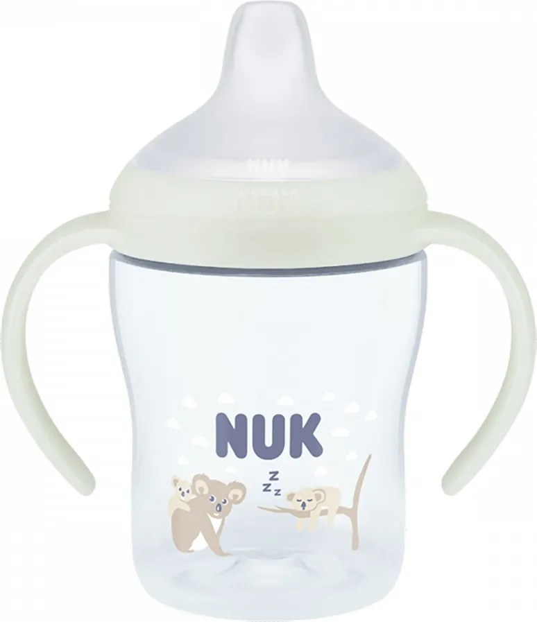 Kojenecká láhev NUK Perfect Match na učení svíticí ve tmě Koala 150 ml