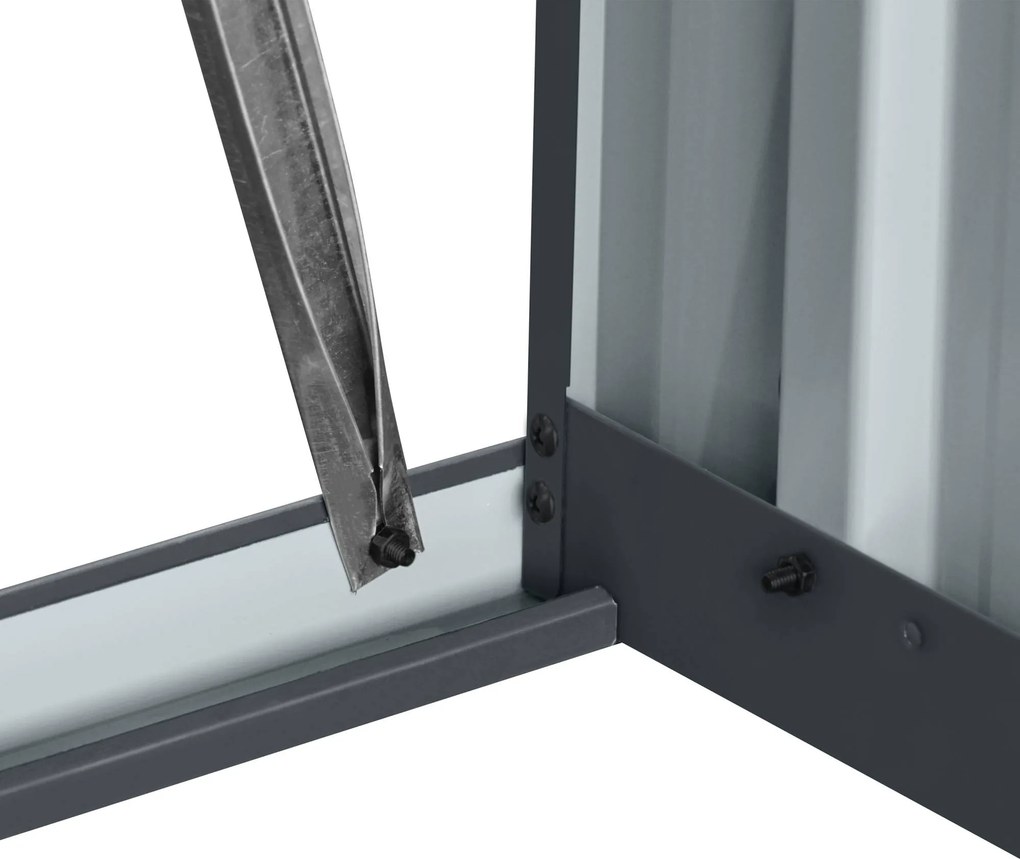 Přístřešek na 2 popelnice BestBerg BBTS-MK2 / 1,3 m² / 160 × 80 × 122 cm / antracit
