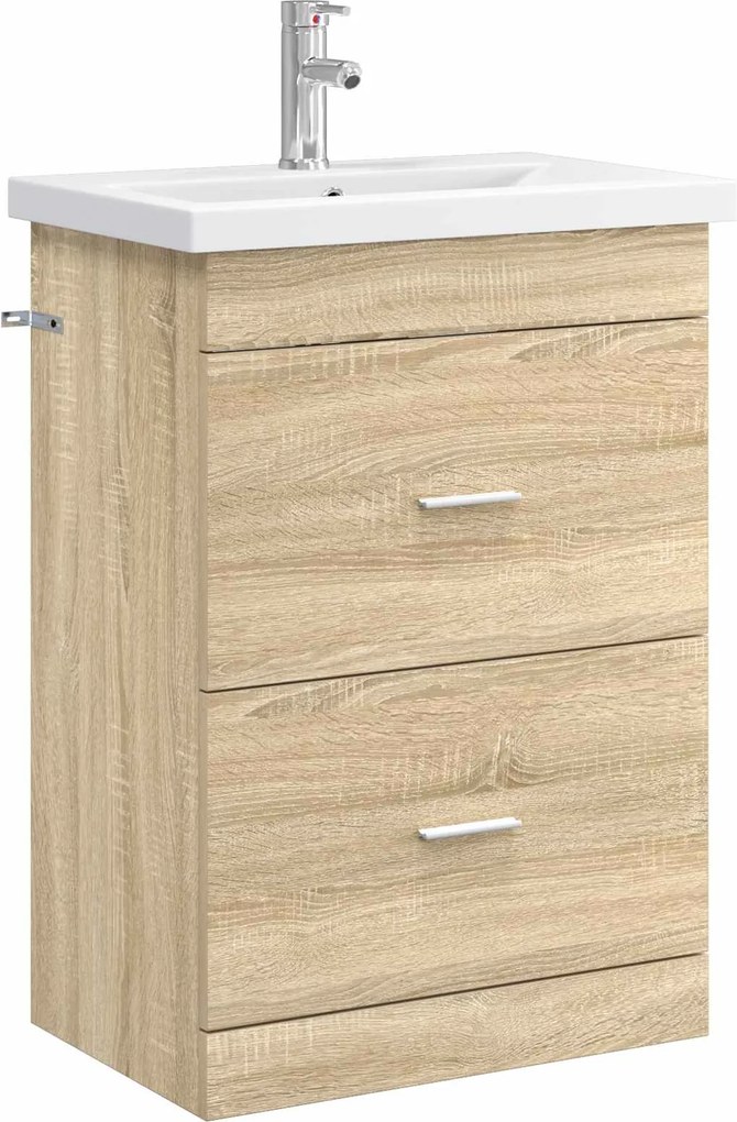 Sada koupelnového nábytku Dub sonoma 61 x 40 x 84,5 cm 3404368