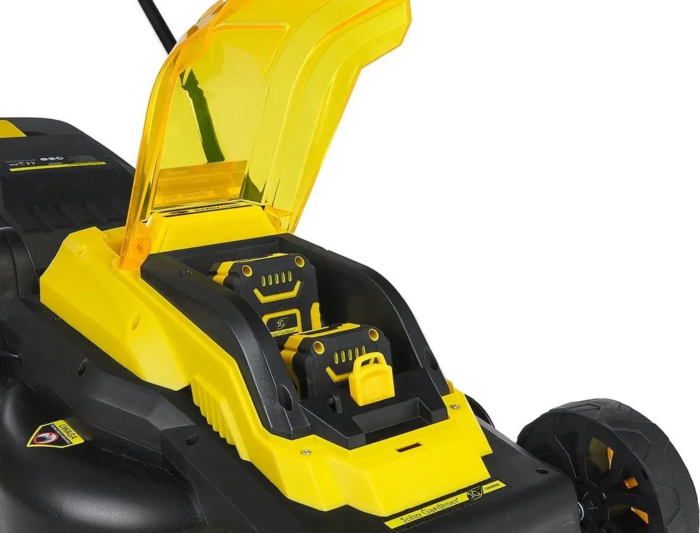 Aku sekačka 38 cm 3v1, 20 V, 2×4 Ah CoreX JOHN GARDENER