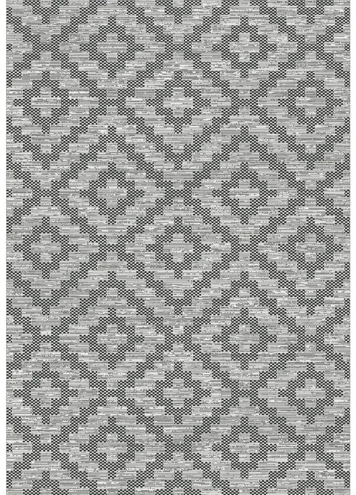 XXXLutz VENKOVNÍ KOBEREC, 80/150 cm, šedá, tmavě šedá Novel - Venkovní koberce  & dlaždice - 004575021754